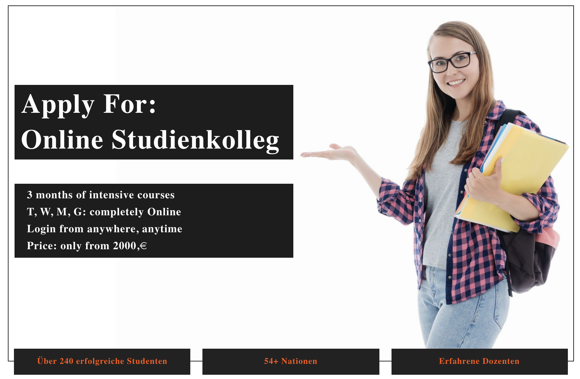 Apply Studienkolleg Online - Learn from anywhere - OSK